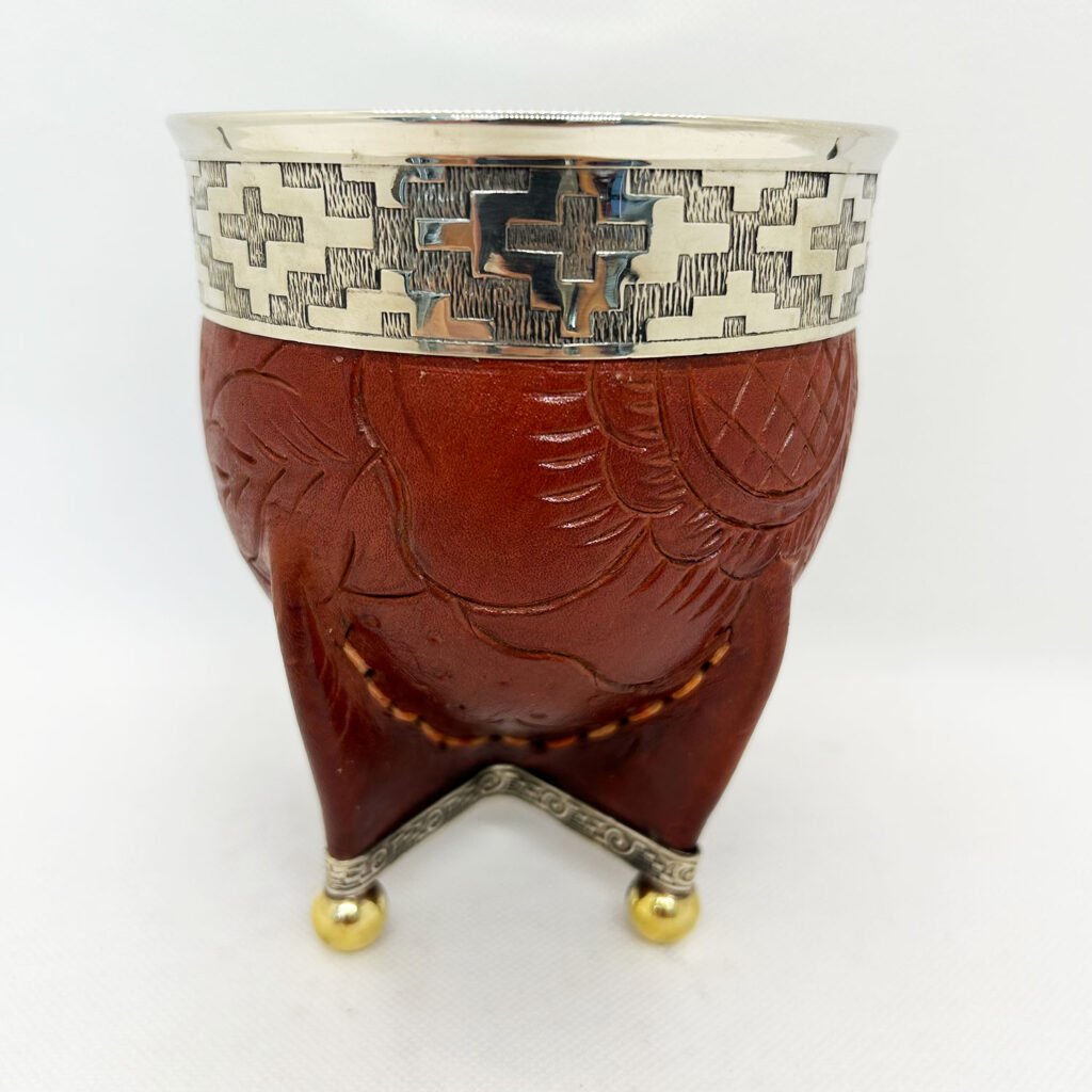 Imperial Labrado con Refuerzo de Alpaca y Bolitas de Bronce - Mate Entregas